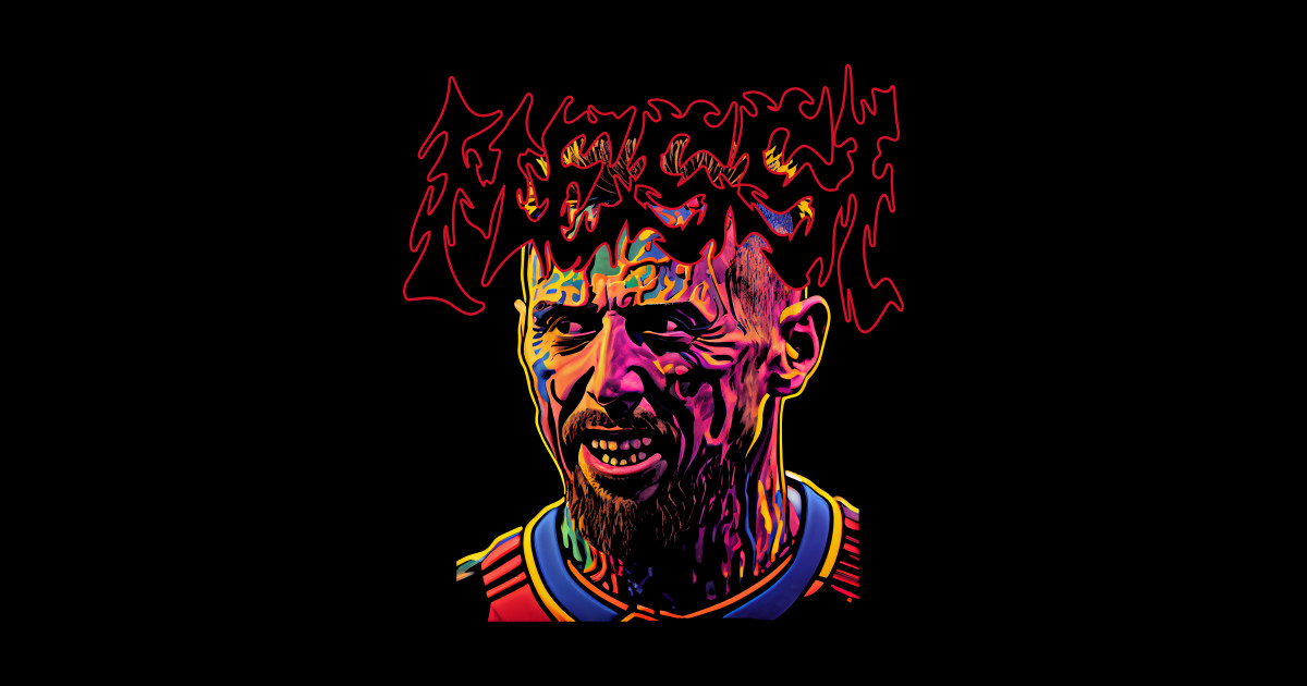Deathcore Leonel Messi Undead Zombie Horror Art - Messi - Sticker ...