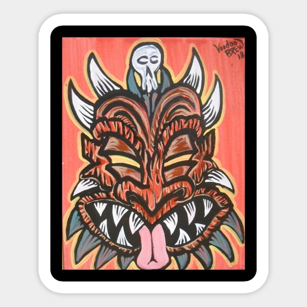 evil tiki mask