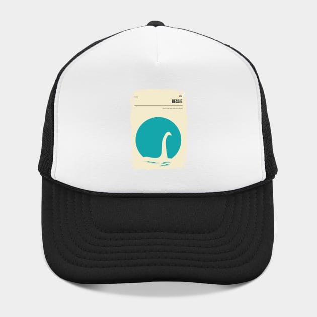 Bessie Lake Erie Vintage Cryptid Poster - Bessie - Hat | TeePublic