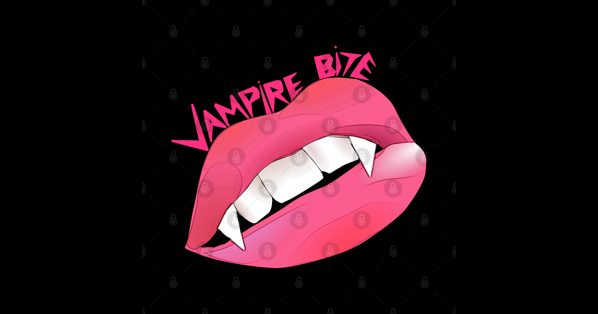 Vampire Bite Vampire Sticker Teepublic