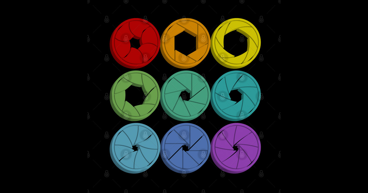 Camera Aperture Design #2 / Photography Lover - Photographer Gifts ...
