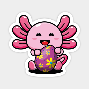 Easter Axolotl Hunts Eggs Happy Easter Magnets for Sale | TeePublic