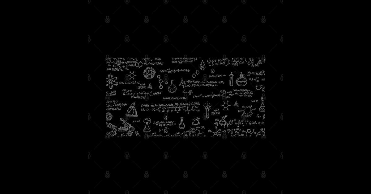 Chemistry formulas - Chemistry - Sticker | TeePublic