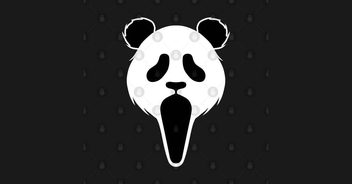 Panda Scream - Panda - T-Shirt | TeePublic