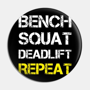 Weightlifting Deadlift Squat Bench Gym Pins and Buttons for Sale ...