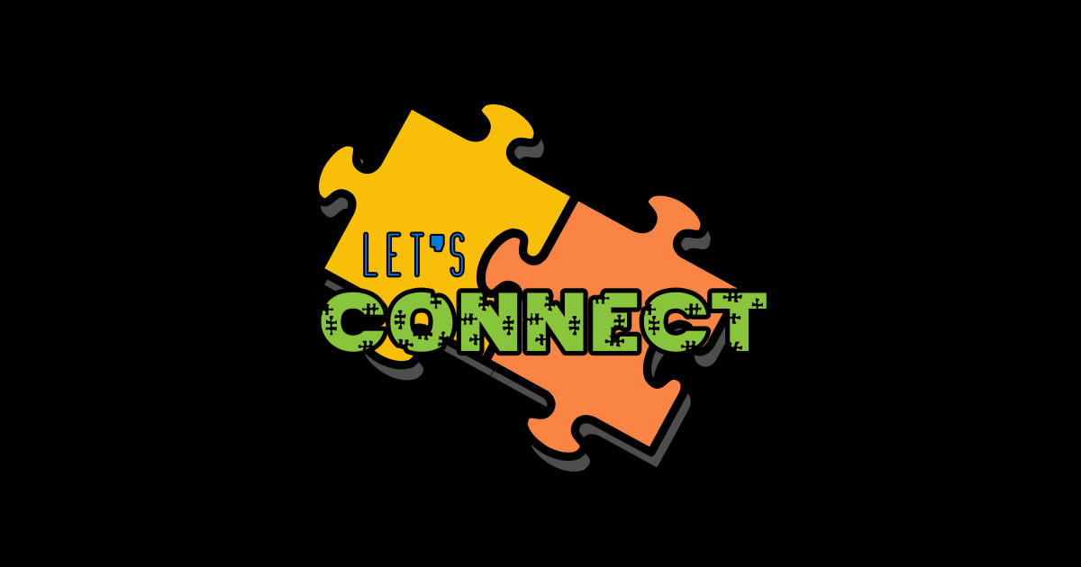 Lets connect, lets communicate - Communication - Sticker | TeePublic