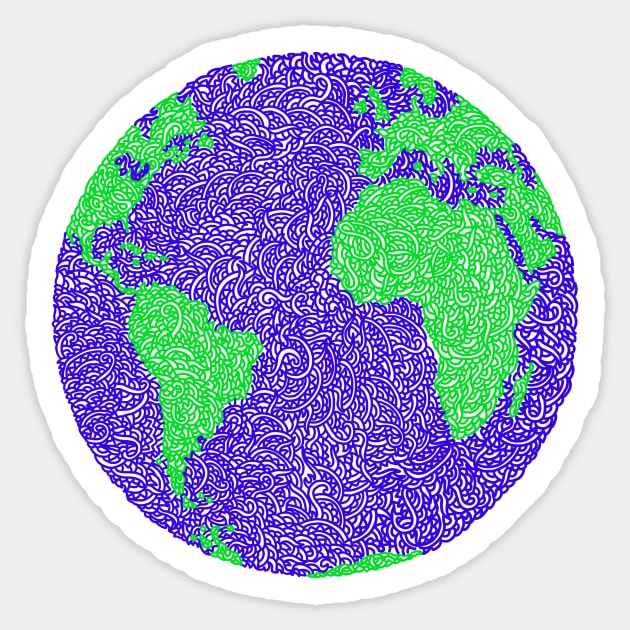 Earth - Earth - Sticker | TeePublic