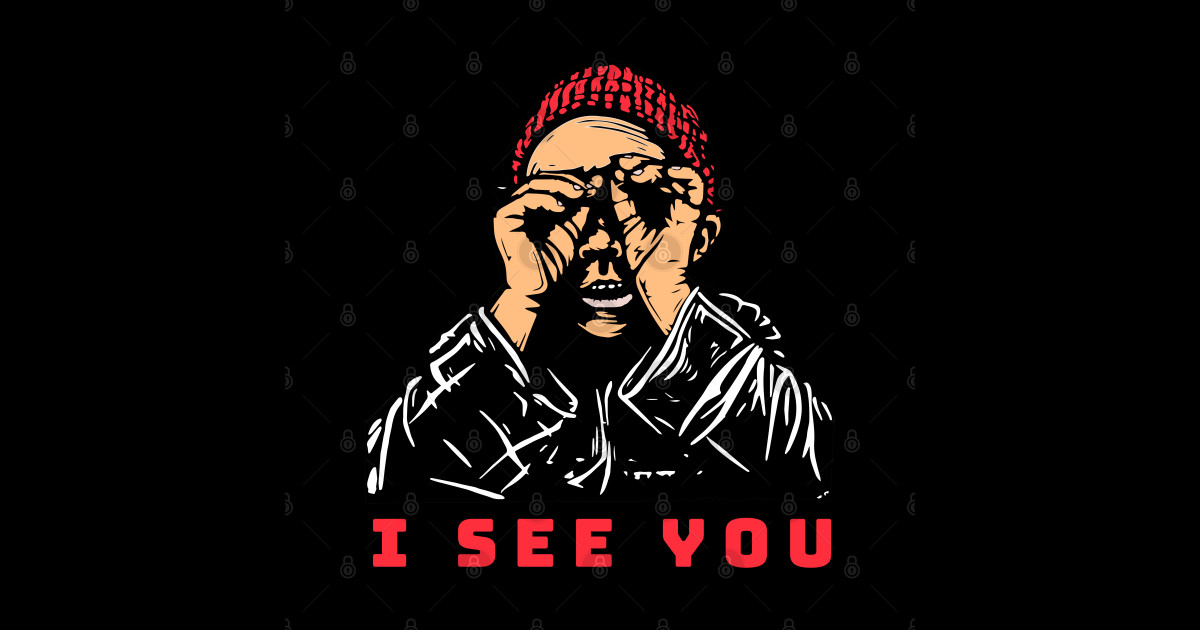 I see you hand drawn art - I See You - Sticker | TeePublic
