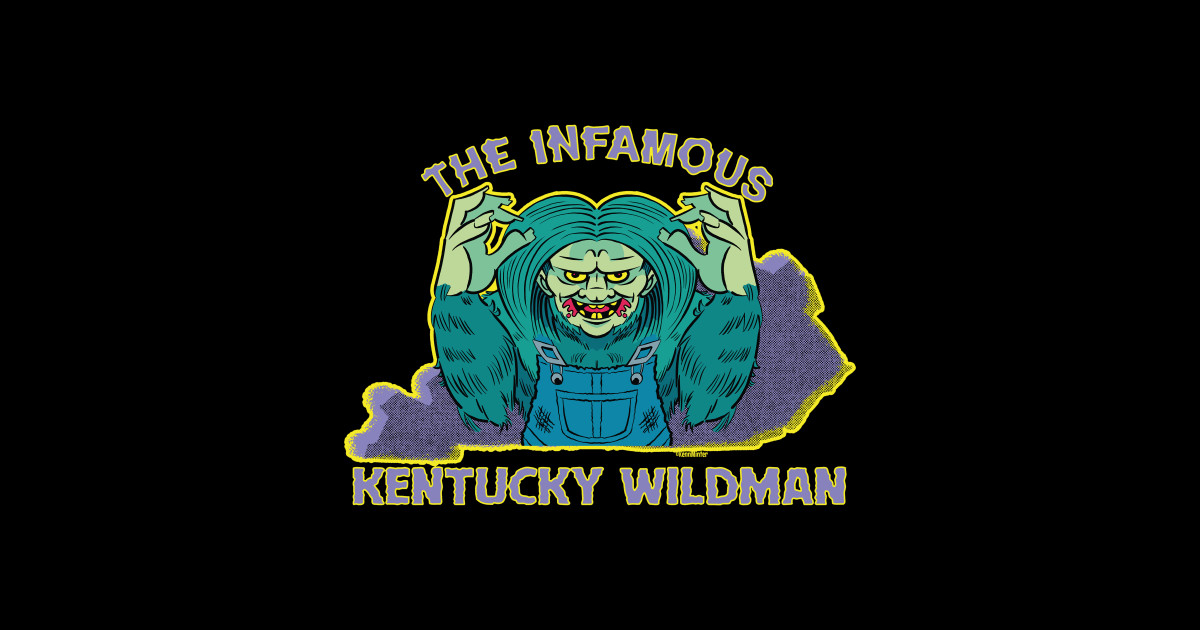 Kentucky WildMan - Kentucky - Sticker | TeePublic