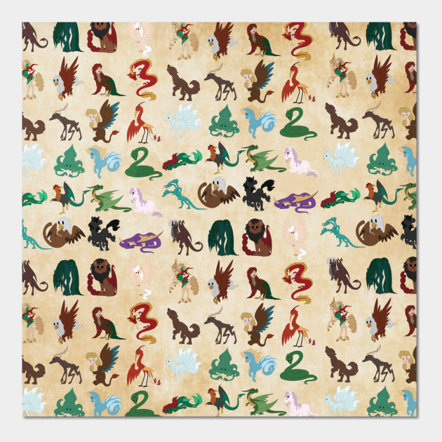 Mythology Pattern - Mythology - Posters and Art Prints sold by Chris ...