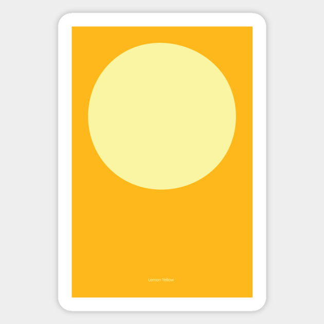 Circular - Crayola Lemon Yellow - Crayon - Sticker | TeePublic