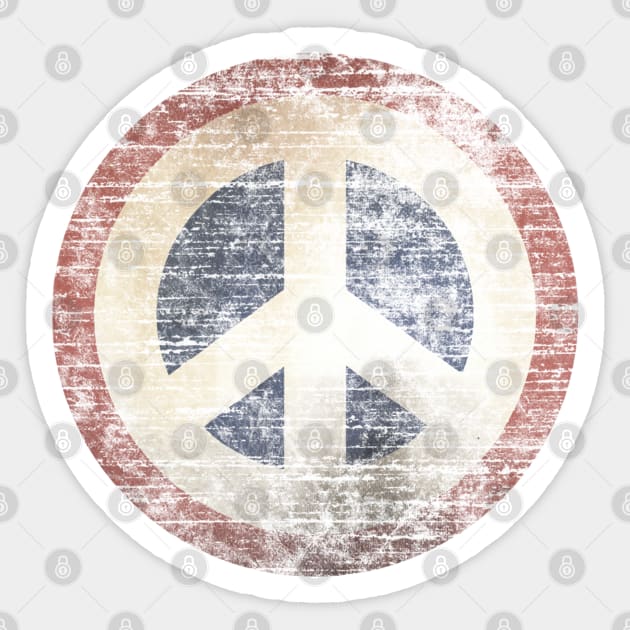 RETRO PEACE SIGN - Peace Sign - Sticker | TeePublic