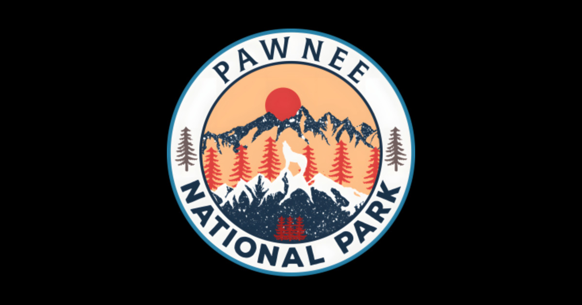 Pawnee National Park-Vintage - Pawnee - Sticker | TeePublic