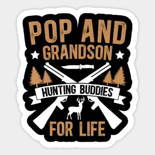 Grandson Hunting Friends Stickers for Sale | TeePublic