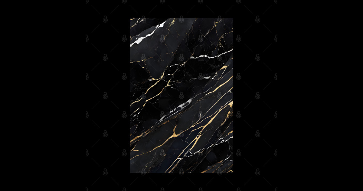 Elegant black marble design - Marble Design - Sticker | TeePublic