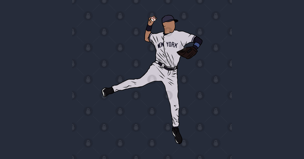 Derek Jeter Jump Throw - Derek Jeter - T-Shirt | TeePublic
