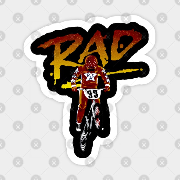Cru Jones RAD - Rad - Sticker | TeePublic