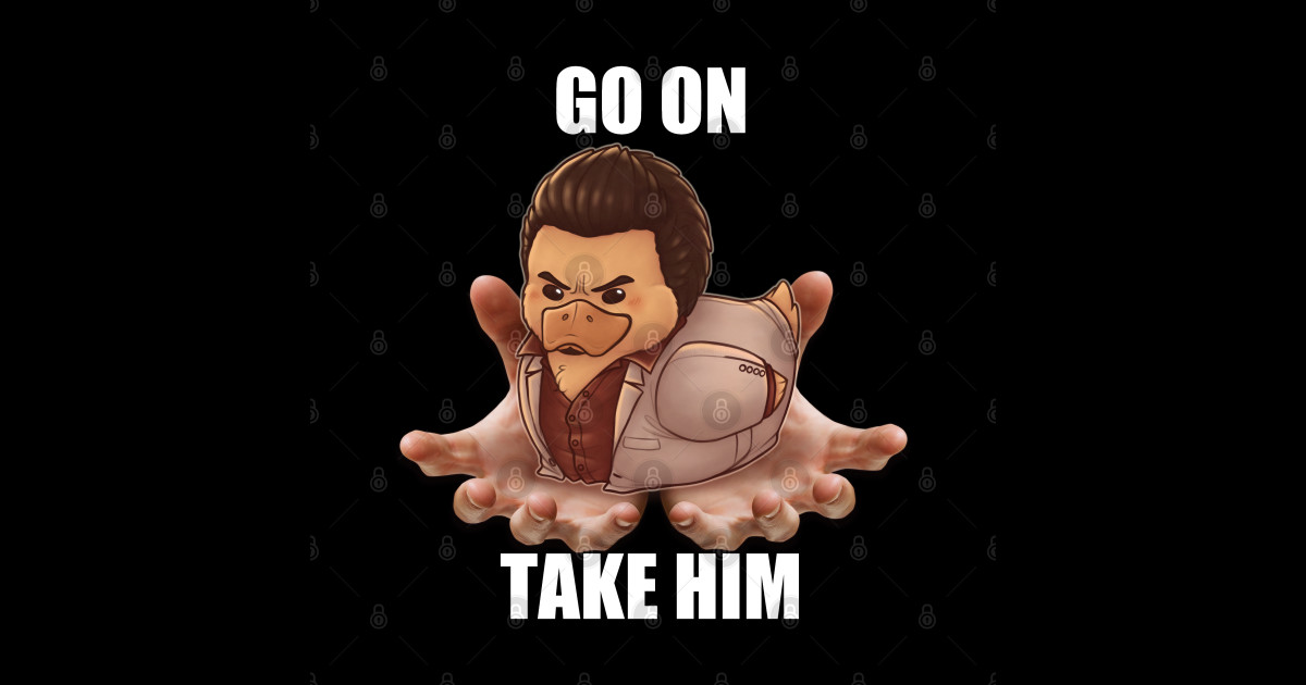 Kiryu Duck | Yakuza - Kiryu Kazuma - Sticker | TeePublic