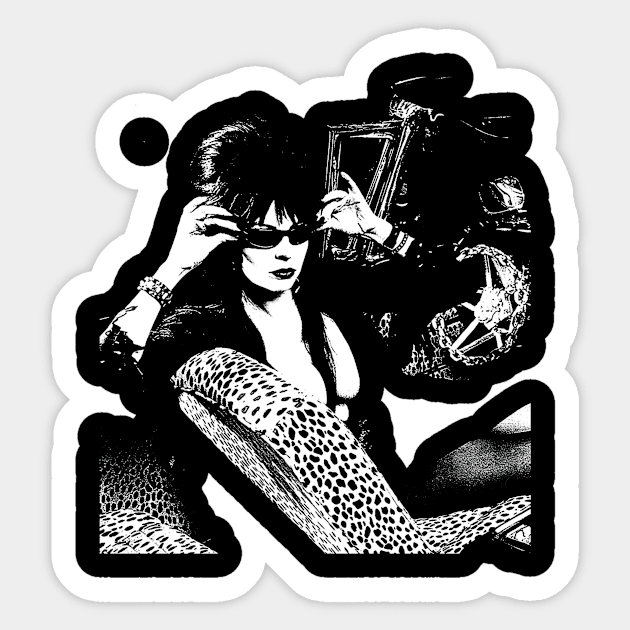 elvira mistrees of the dark - Elvira - Sticker | TeePublic