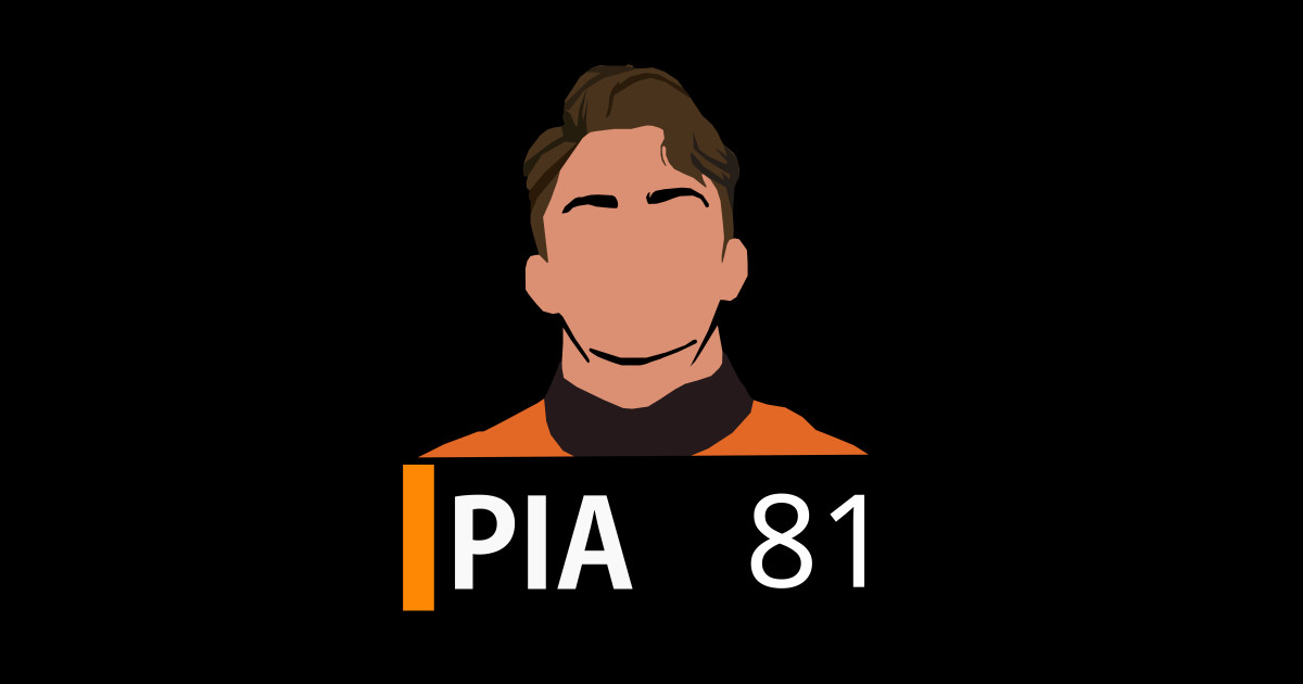 Oscar Piastri Vector Art - Vector Art - Sticker | TeePublic