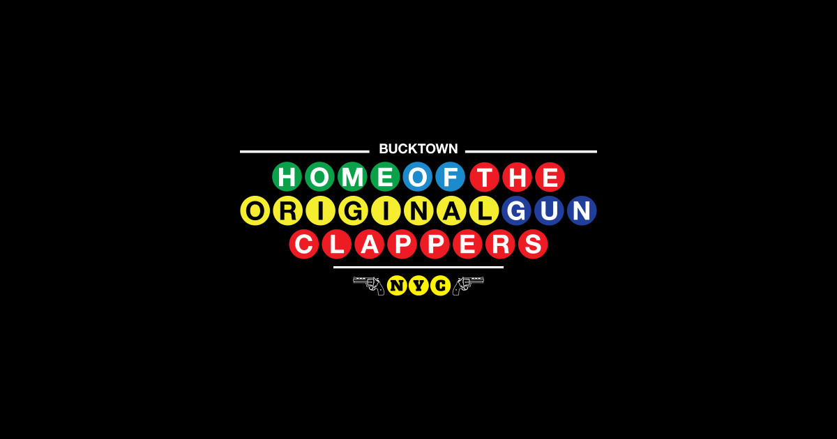 Home of the Original Gun Clappers Deluxe - Hiphop - Sticker | TeePublic