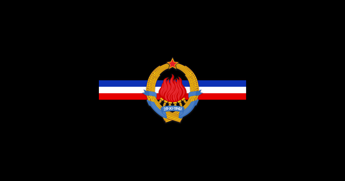 Yugoslavia Grb - Yugoslavia - Sticker | TeePublic