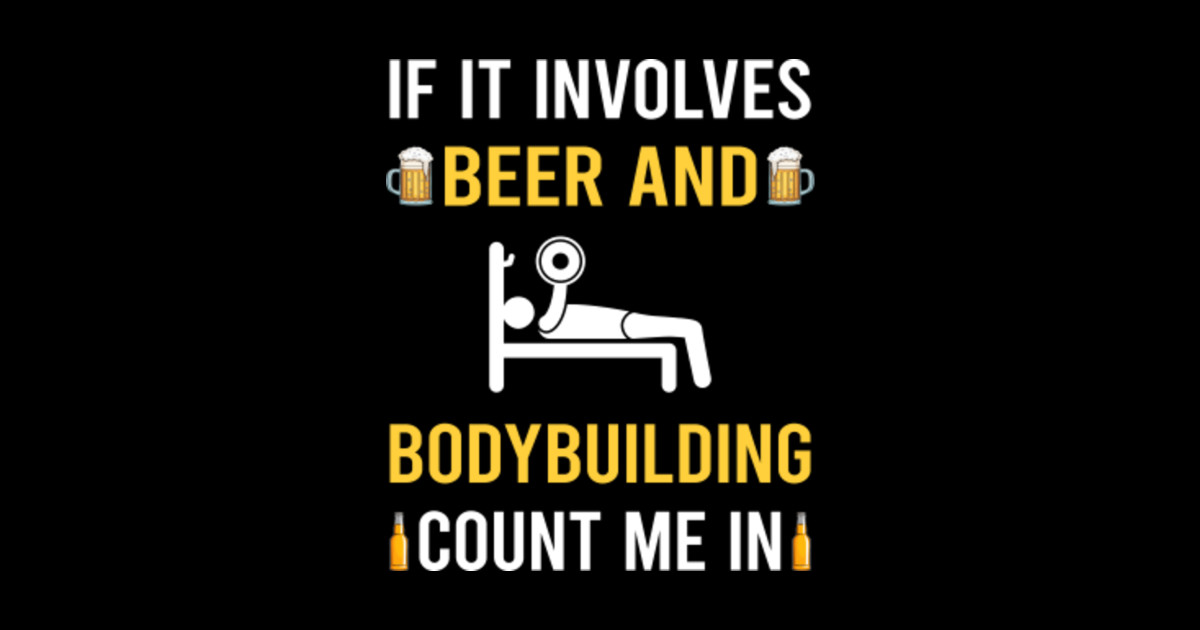 Beer And Bodybuilding Bodybuilder - Bodybuilding - Magnet | TeePublic