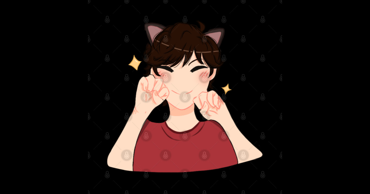 Catboy Eiji - Banana Fish - Banana Fish - Sticker | TeePublic