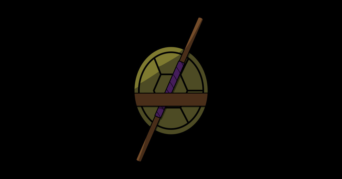 TMNT Donnie Turtle Shell 80s - Tmnt Ninja Turtles - Sticker | TeePublic