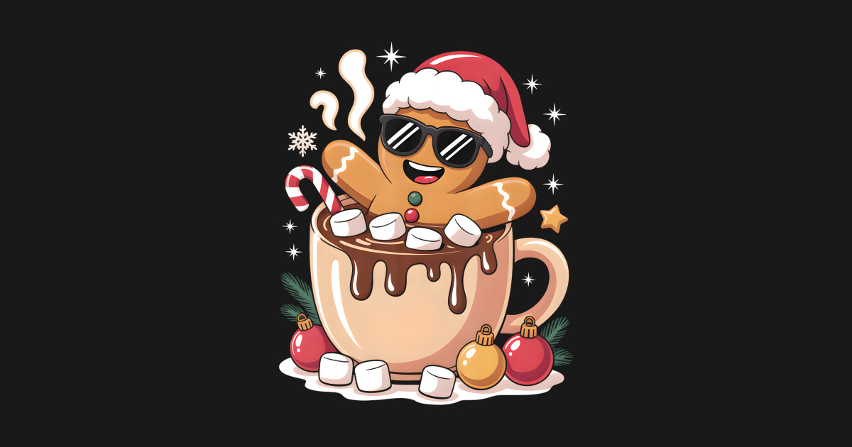 Gingerbread Cocoa Gingerbread ns - Christmas Cocoa Theme - T-Shirt ...