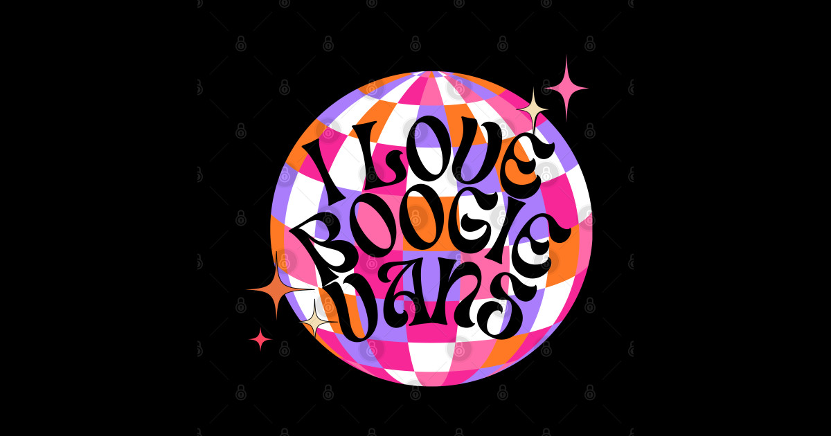Disco Boogie (Purple) - Boogie Vans - Sticker | TeePublic