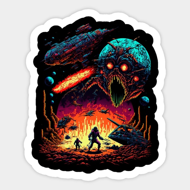 Alien Invasion 1 - Alien Invasion - Sticker | TeePublic