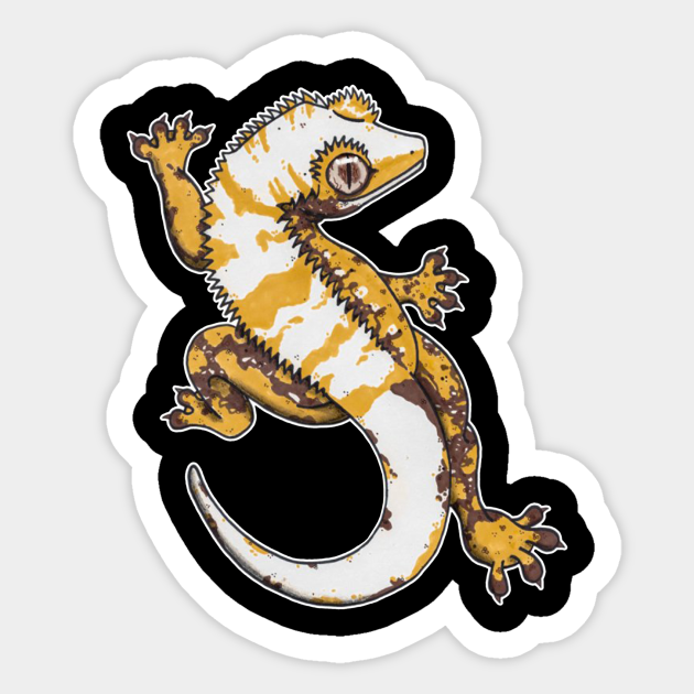 Crested Gecko - Crested Gecko - Sticker | TeePublic