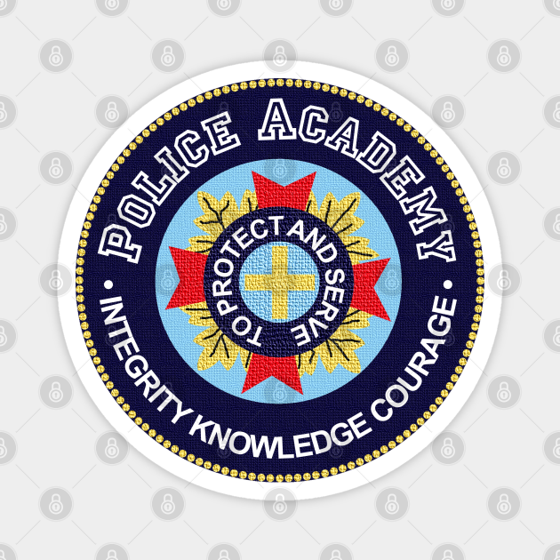 Police Academy Seal - Police Academy - Magnet | TeePublic