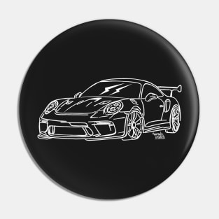 Porsche 911 Gt3 Rs Sport Car Pins and Buttons for Sale | TeePublic
