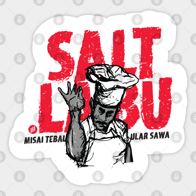 P.Ramlee Parody Series Labu Labi Parody - Salt Bae Meme - Sticker ...