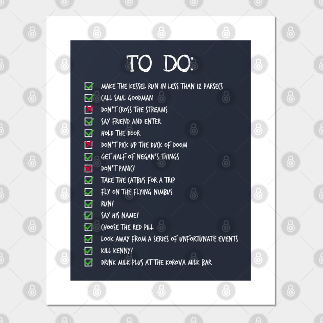 Nerd List - Nerd - Posters and Art Prints | TeePublic