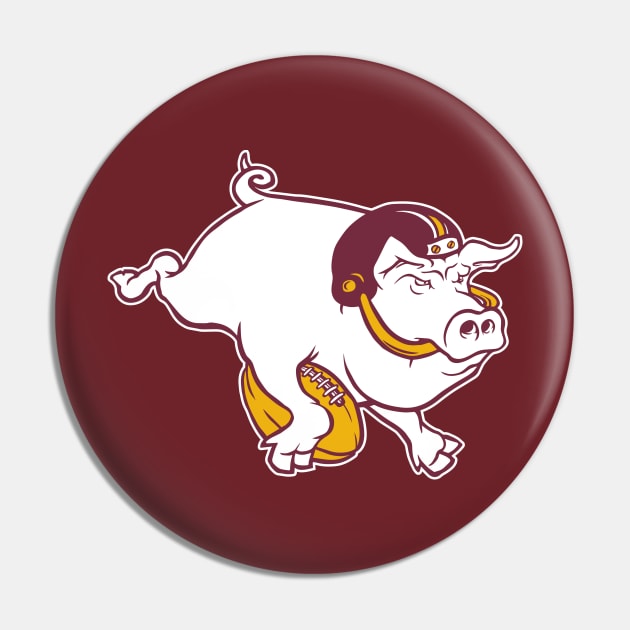 Washington Redskins Go Hogs Design - Washington Redskins - Pin | TeePublic