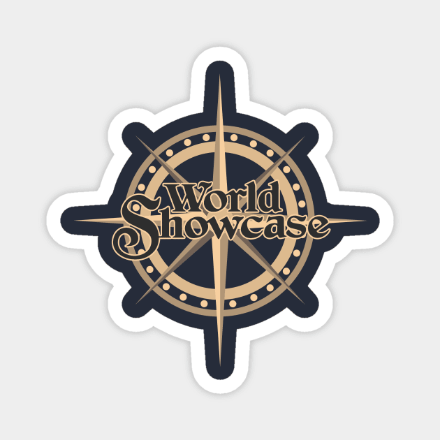 World Showcase Compass - Epcot - Magnet | TeePublic