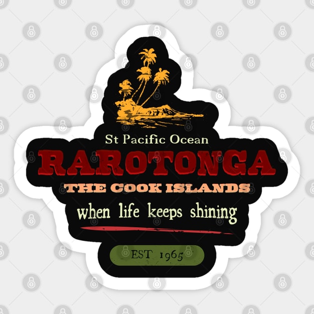Rarotonga The Cook Islands - Rarotonga Cook Islands - Sticker | TeePublic