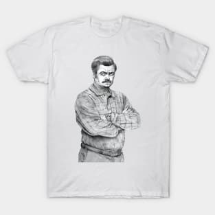 Ron Swanson T-Shirts for Sale | TeePublic