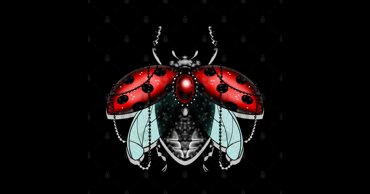 LADYBUG - Ladybug Beetles Dots Insect Marinette - Sticker | TeePublic