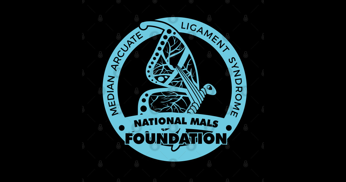 National MALS Foundation Butterfly Logo - Charity - Sticker | TeePublic