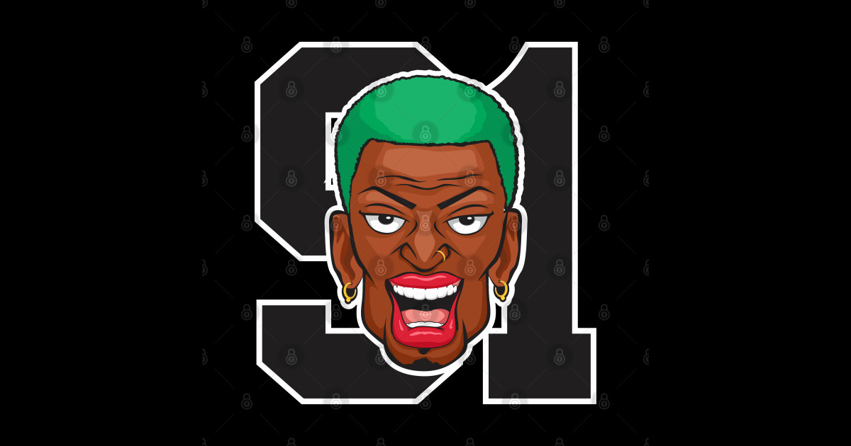 Dennis Rodman 91 - Dennis Rodman - Posters and Art Prints | TeePublic