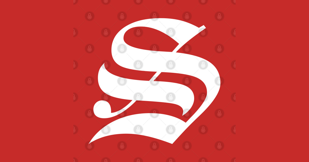 Big Letter S for Santa at Christmas - Santa - T-Shirt | TeePublic