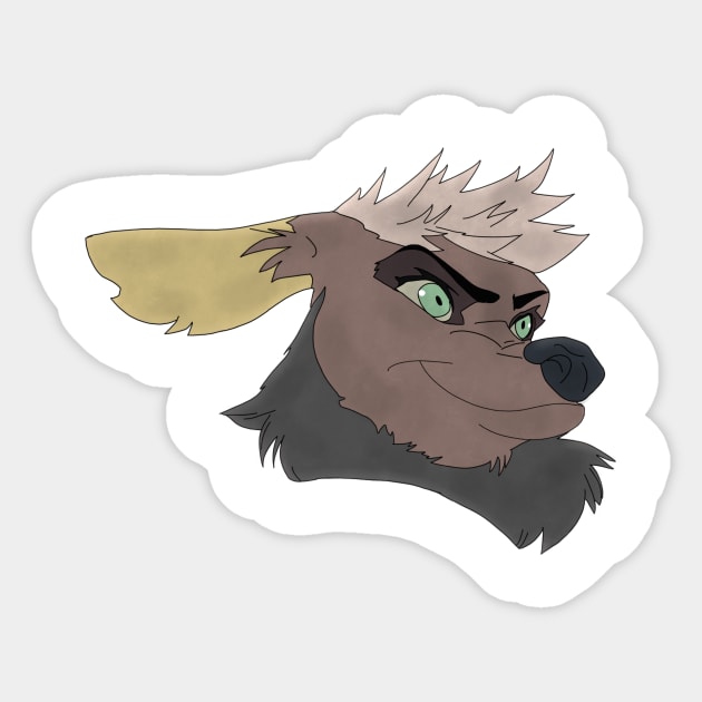 Anthro deer face - Deer - Sticker | TeePublic