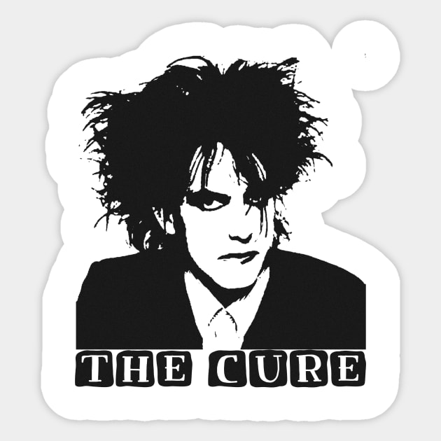 The Cure Silhouette - The Cure Band - Sticker | TeePublic