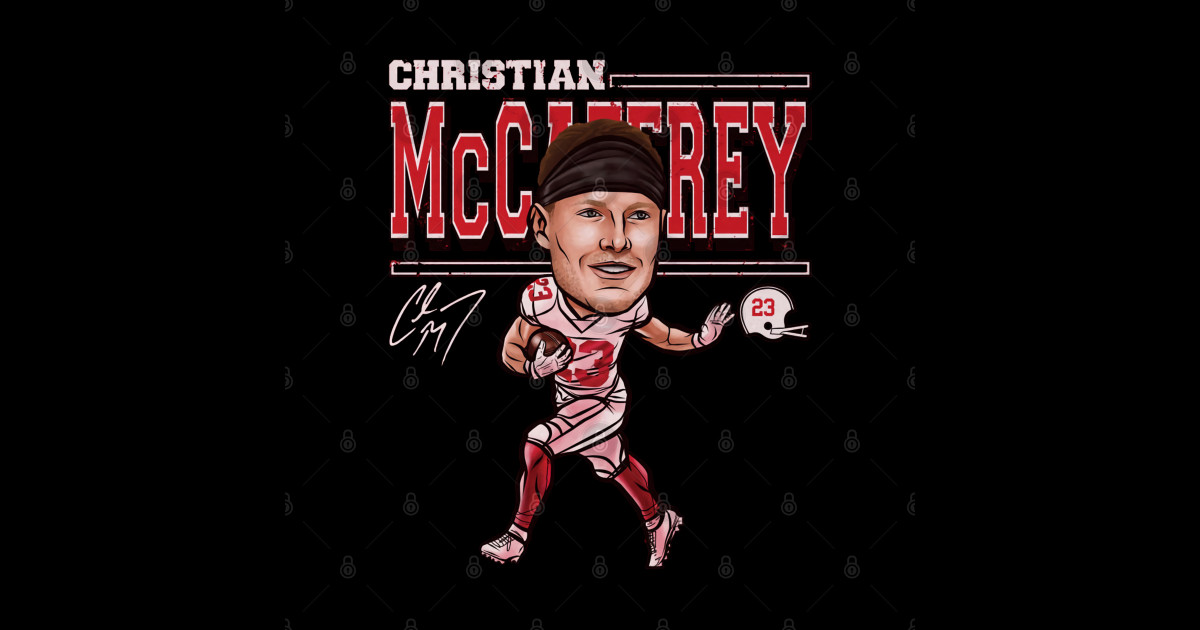 Christian McCaffrey San Francisco Cartoon - Christian Mccaffrey ...