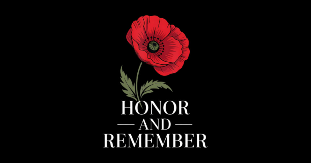 Honor remember Memorial Day flower - Honor Remember Memorial Day Flower ...