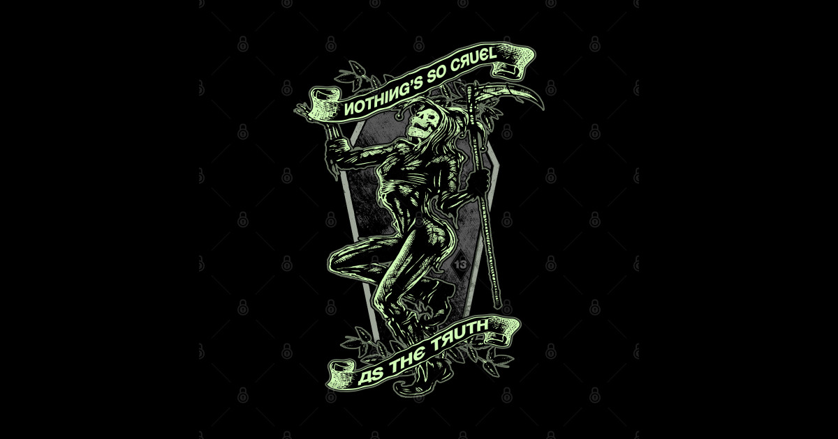 "DEATH JESTER" - Goth - Sticker | TeePublic